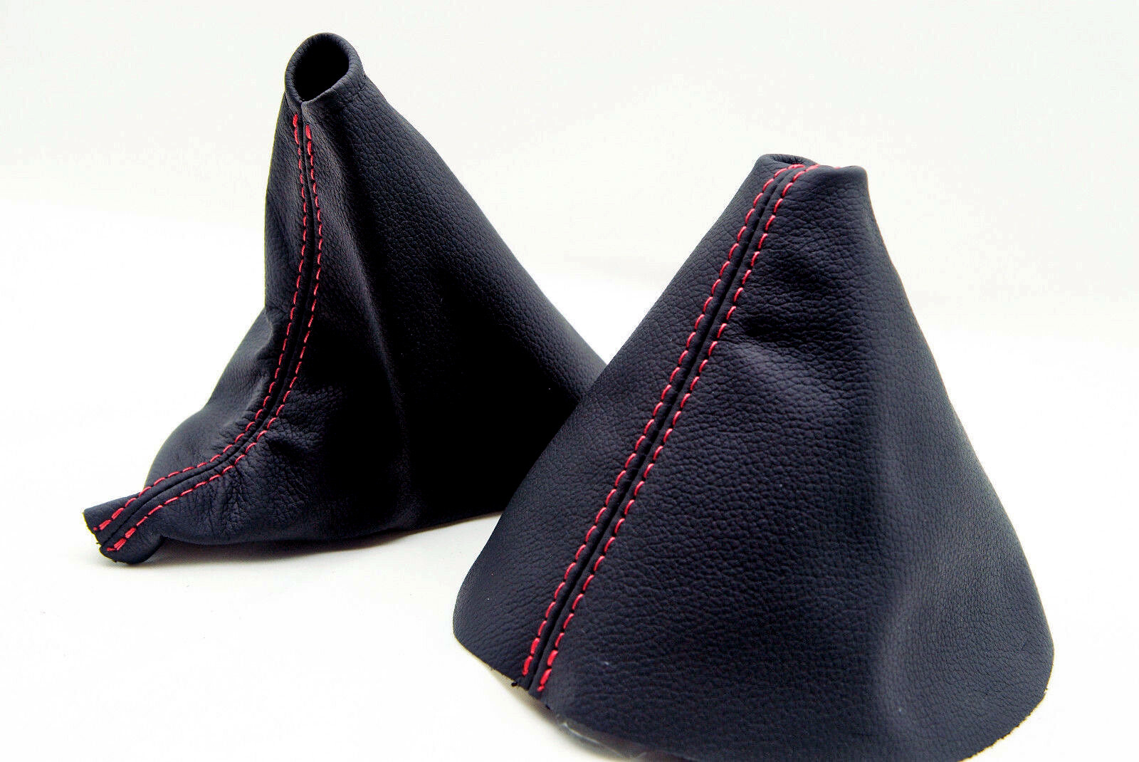 Manual & E Brake Boot Set PVC Leather for Mazda Miata MX5 06-13 Red ...