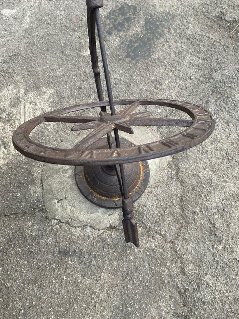 Sundial Armillary Small cast iron Garden indoor Armillary sundial ...
