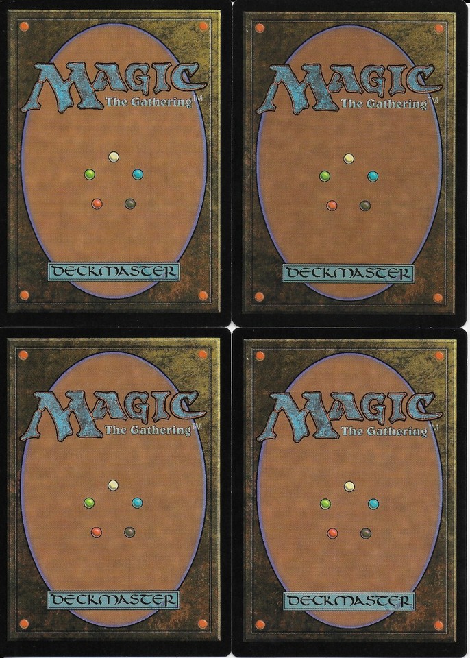 MTG: ROD OF RUIN 6th Edition UNCOMMON; played, Excellent condition x4 ...