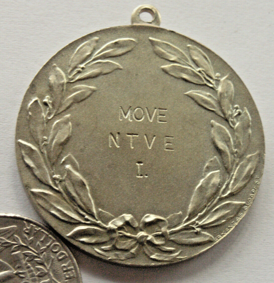 1928 Hungary, wrestling ,wrestler bronze medal,MOVE first place 40mm ...