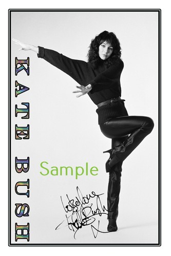 Kate Bush large autograph signed 12x18 inch photograph poster - Top ...