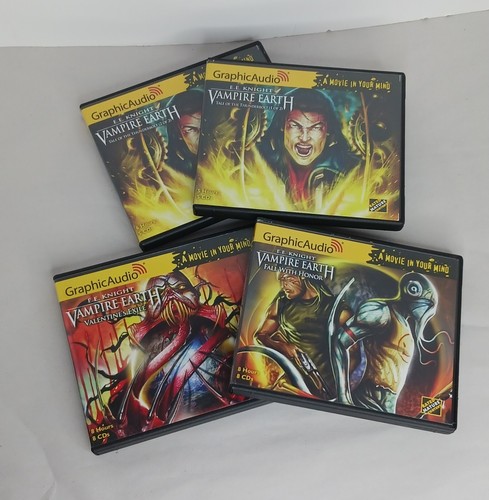 E.E. Knight Vampire Earth CD Lot Audiobook Thunderbolt Valentine's ...