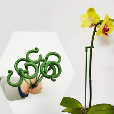 1/10X Plant Support Rod Flower Stand Succulent Orchid Flower Potted ...