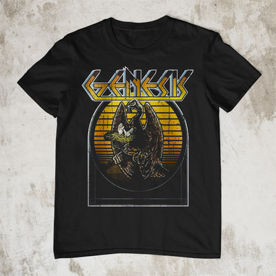 Genesis Band Bird Vintage Tour T Shirt Short sleeve S-34XL | eBay
