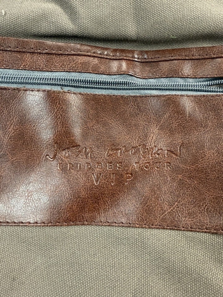 Josh Groban Bridges Tour VIP Bag, Canvas & Leather, Plus VIP pass and ...