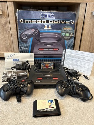 Sega Mega Drive II 2 Console Boxed With 2 Controllers 2 Games Original ...