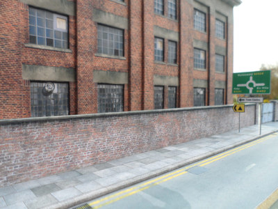 CONCRETE SLABBED PAVEMENT LIGHT GREY CARD KIT- OO GAUGE MODEL RAILWAY ...