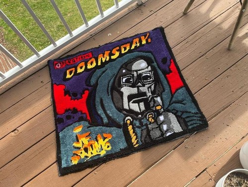 MF DOOM Tufted Rug,Operation Doomsday Album,Handmade Decor, Madvillain ...