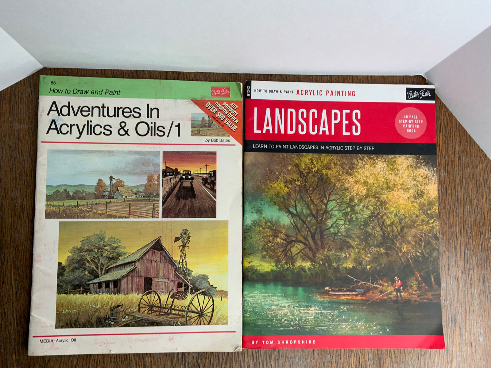 Walter Foster Adventures In Acrylics & Oils 186 + Landscapes Art Books ...