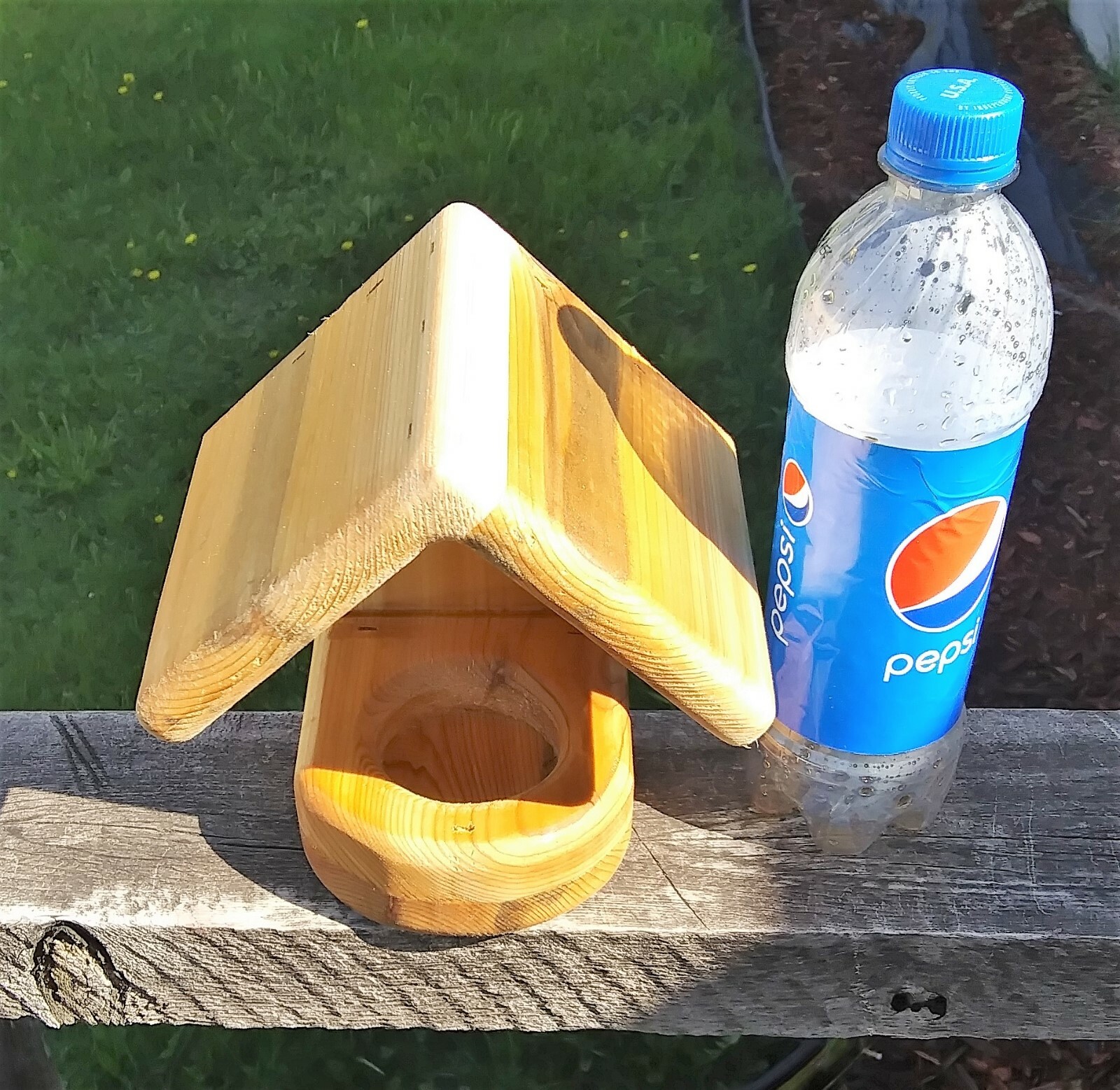 Cute decorative Small Hummingbird nesting shelf, cedar wood, TBNUP # 1 ...