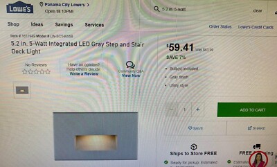 Satco Nuvo LED Horizontal Step And Stair Or Deck Light 65/412 - Gray ...