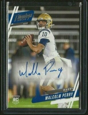 Malcolm Perry 2020 Panini Chronicles Draft Picks Prestige Auto RC Miami ...