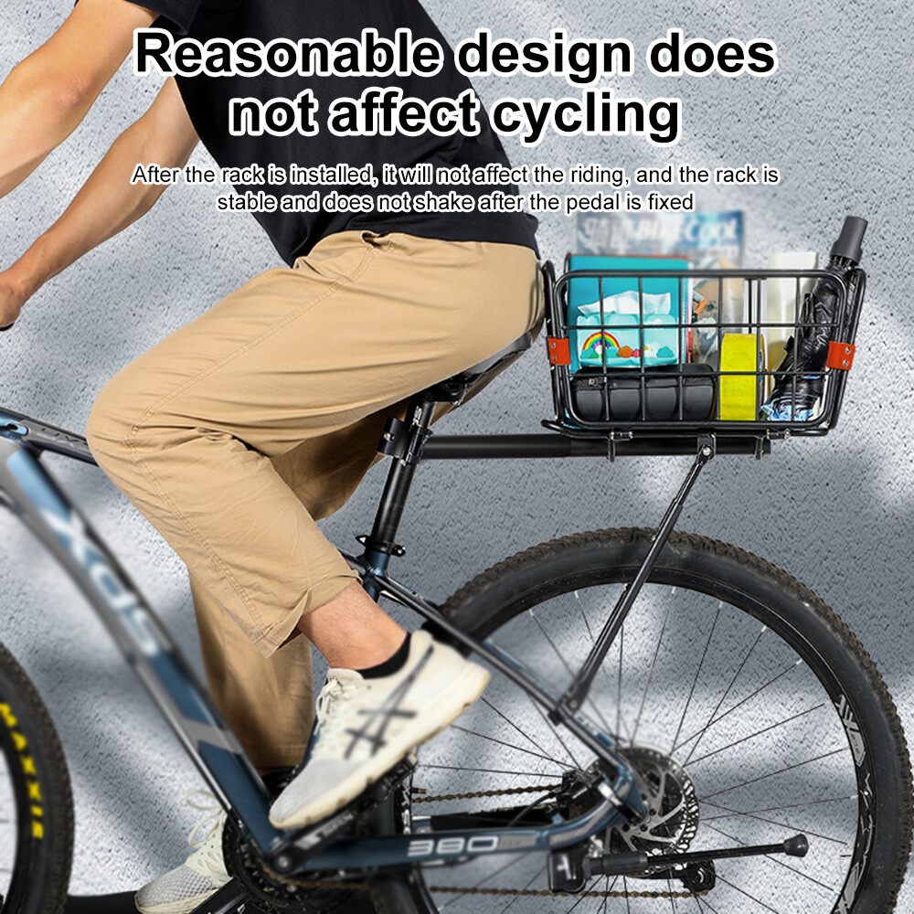 Bicycle Rear Carrier Rack Mountain Road Bicycle Pannier Luggage Cargo ...