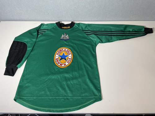 RARE Adidas Newcastle NUFC Vintage 1996 Goalkeeper Jersey Size Y (XS ...