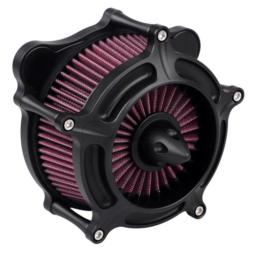 Black Air Cleaner Red Intake Filter For Harley Ultra Limited Street ...