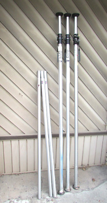 Lot of 3 Manfrotto Bogen AutoPoles w/ 3 extensions | eBay