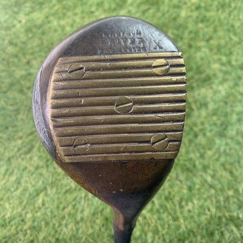 Antique Ben Sayers Driver Groove Sole Hickory Shaft RH 43" C4 11* 1915 ...