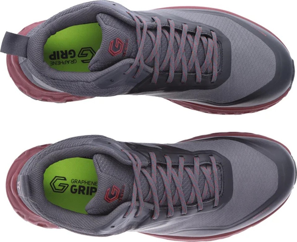 Inov8 Men's RocFly G 390 GTX Dark Grey/Burgundy Boot | eBay