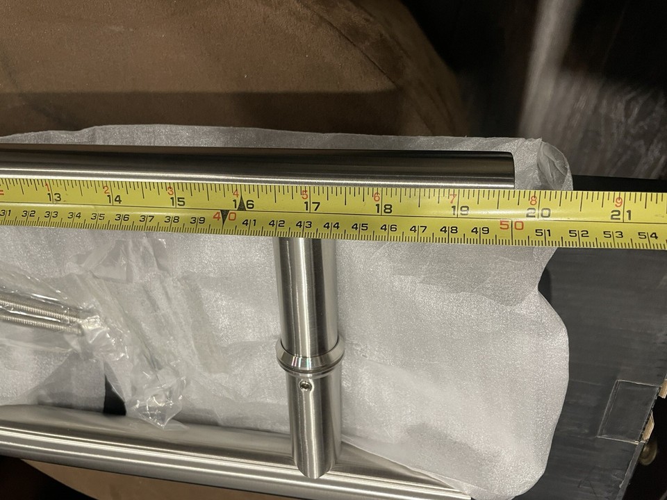 20" Entry Door Pull Handle stainless steel Ladder Handle for glass ...