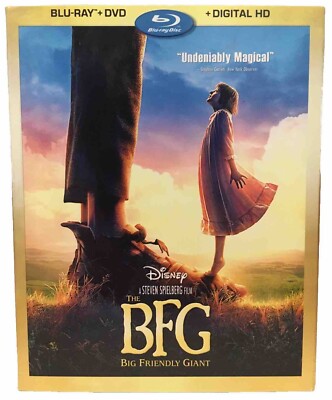 The BFG (Blu-ray+DVD, 2016) W/Slipcover Bonus Extras Spielberg Brand ...