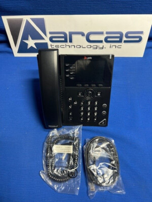 Polycom VVX350 2200-48830-001 - Tested - Cleaned Grade A - New Cords ...