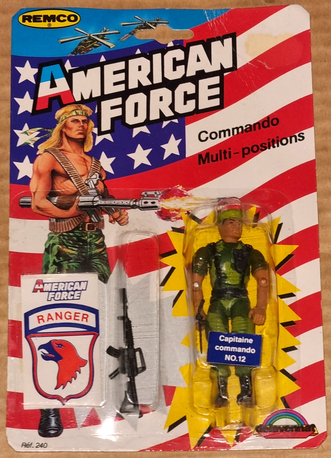 US Forces Remco American Defense MAJOR MUSCLE Bootleg Gi Joe KO Action ...