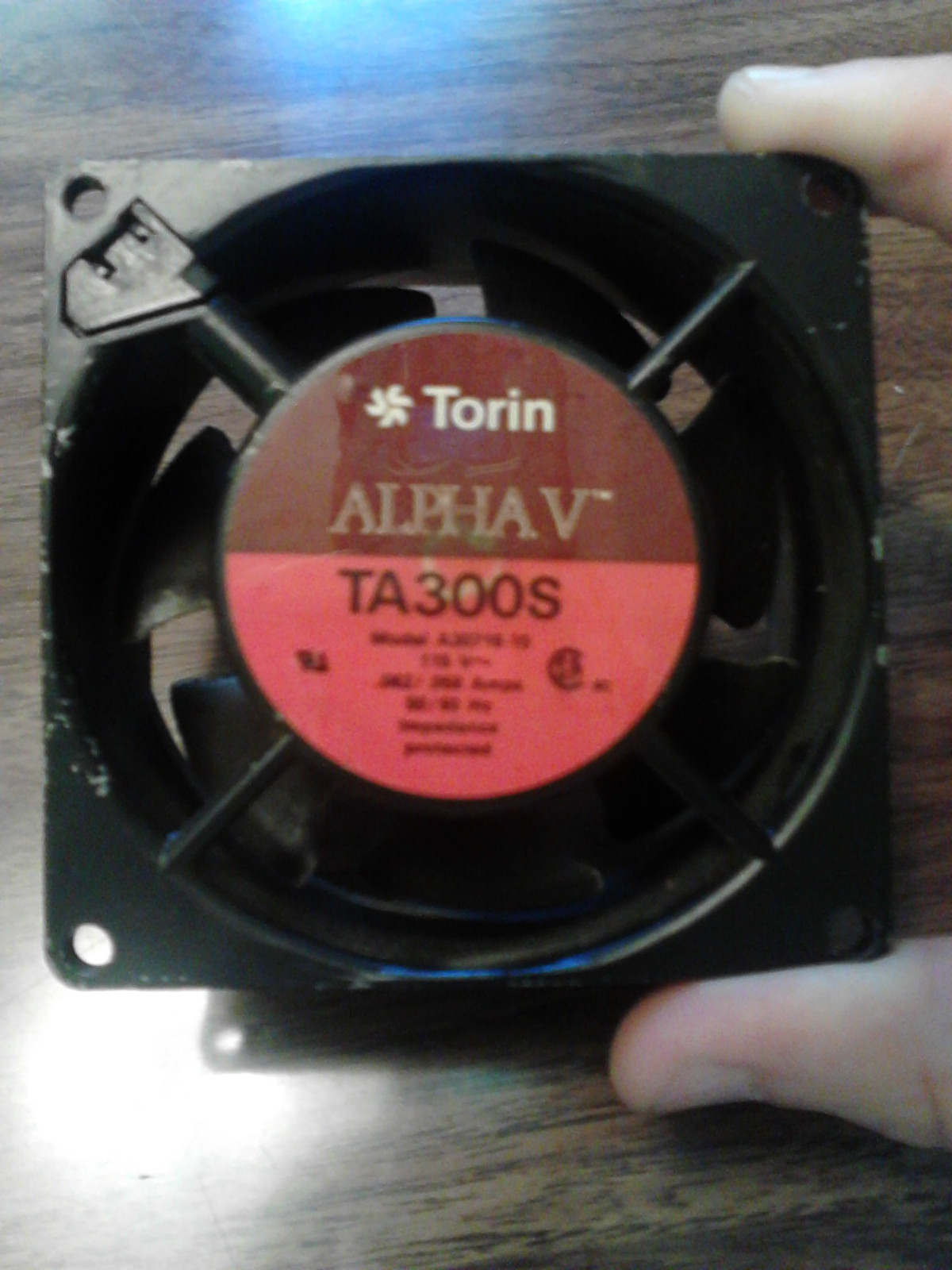 Torin Alpha V TA300S model A30716-10 fan 115v .062/.058 Amps 50/60 ...