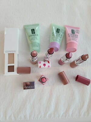 Clinique makeup eye & lip combo & facial combo set of 9 | eBay