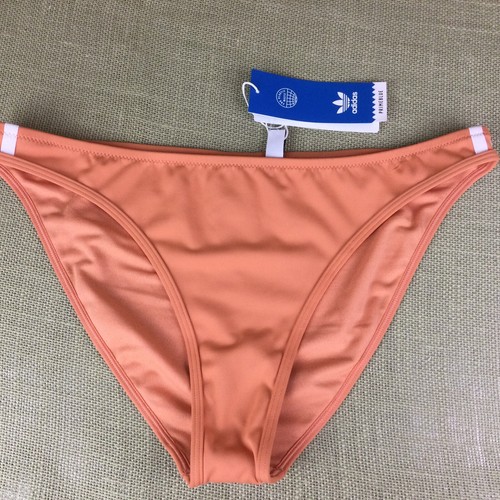 Adidas Originals Bikini Bottom Hazy Copper 3 Stripe Swimwear Women’s ...