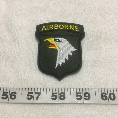 Us Army Airborne Eagle Shoulder Patch Iron On Patch New | eBay