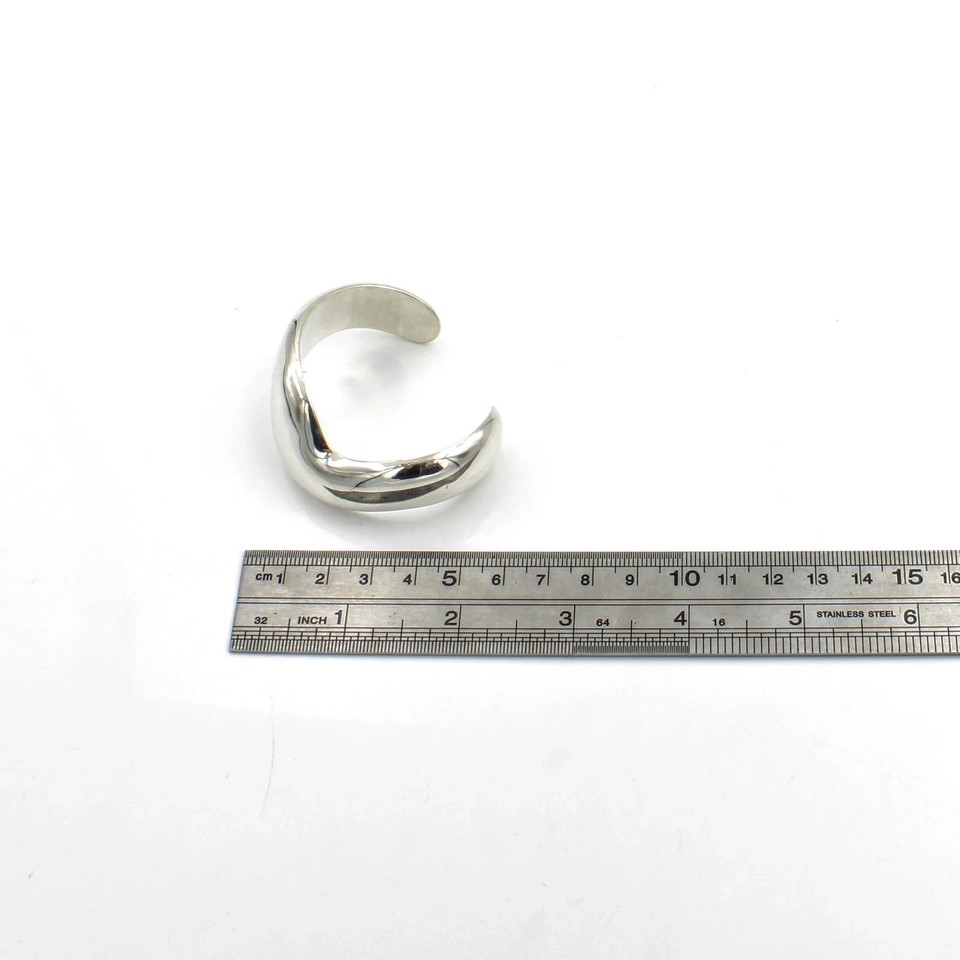 Tiffany & Co Sterling Elsa Peretti Paco Cuff Bracelet with Box and Bag ...