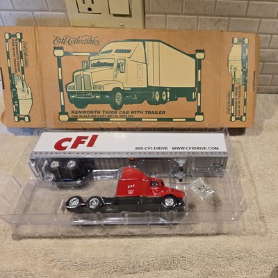 ERTL Collectibles Kenworth T600b Cab w Trailer 1/64 CFI Contract ...