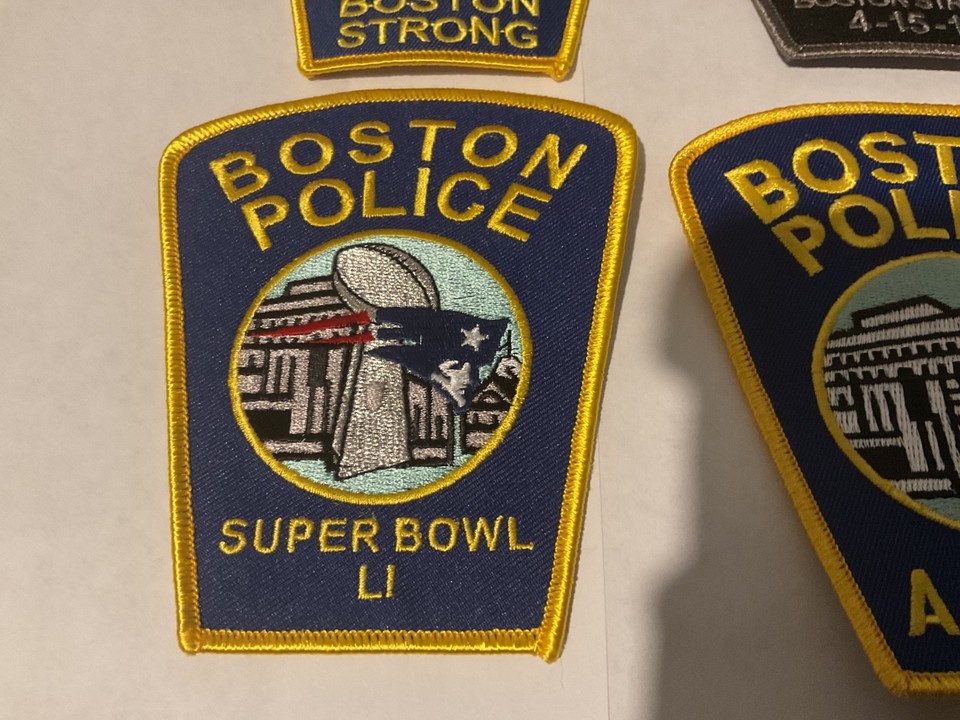 Boston Police Massachusetts Collector’s Patch Set All New condition ...