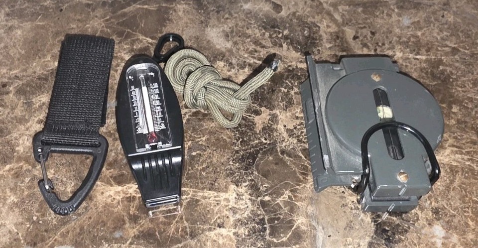 Brunton Lensatic Military Style Sighting Compass With Whistler | eBay