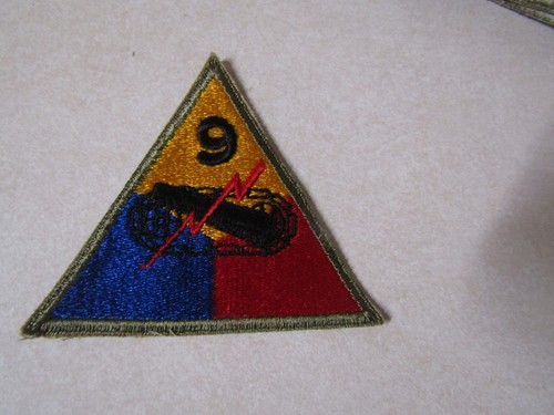 MILITARY PATCH WW2 ERA OR LATER US ARMY 9TH ARMORED DIVISION #1 | eBay UK