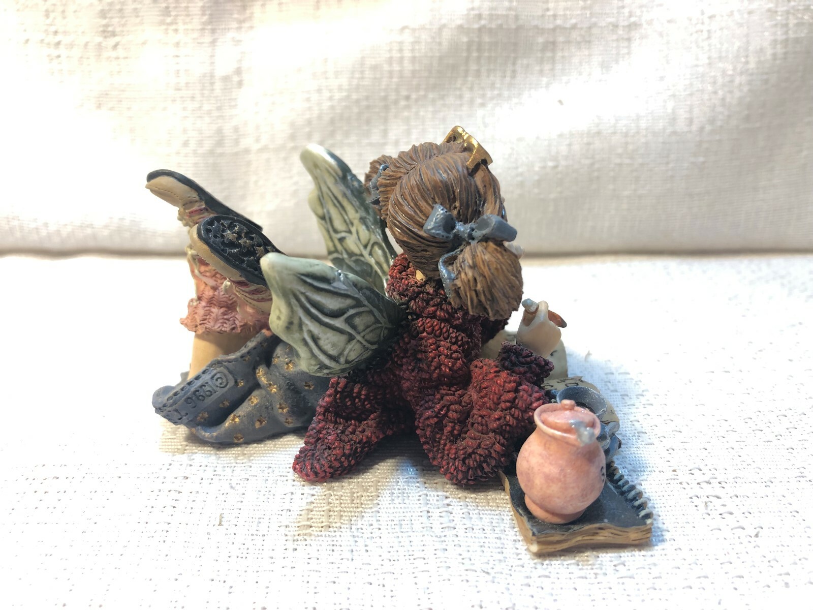 Boyds Bear Wee Folkstone Estudious Cram Faeriebaum Fairy 3E Figurine ...