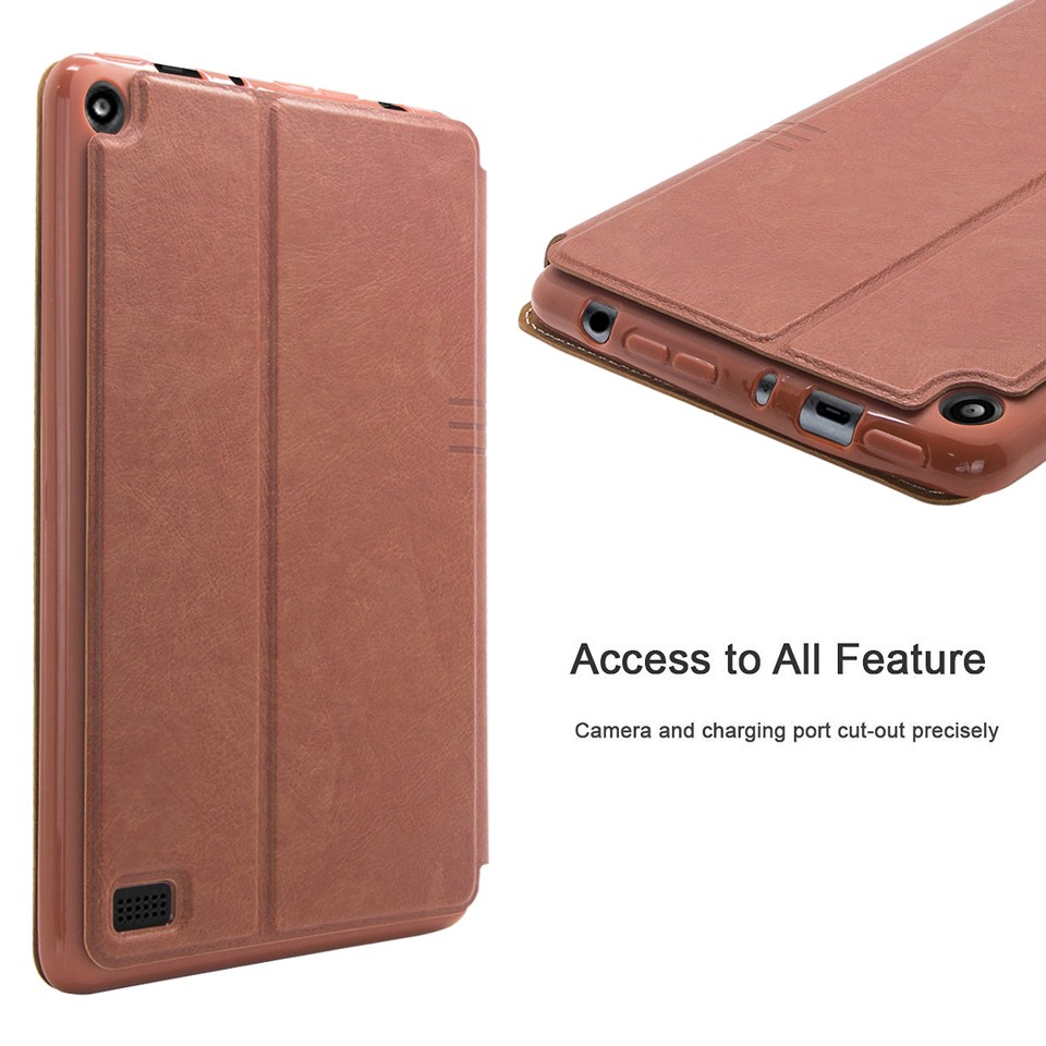 Folio Leather Cover Case For Amazon Kindle Fire 7" 5th 7th 8th 2019 Gen ...