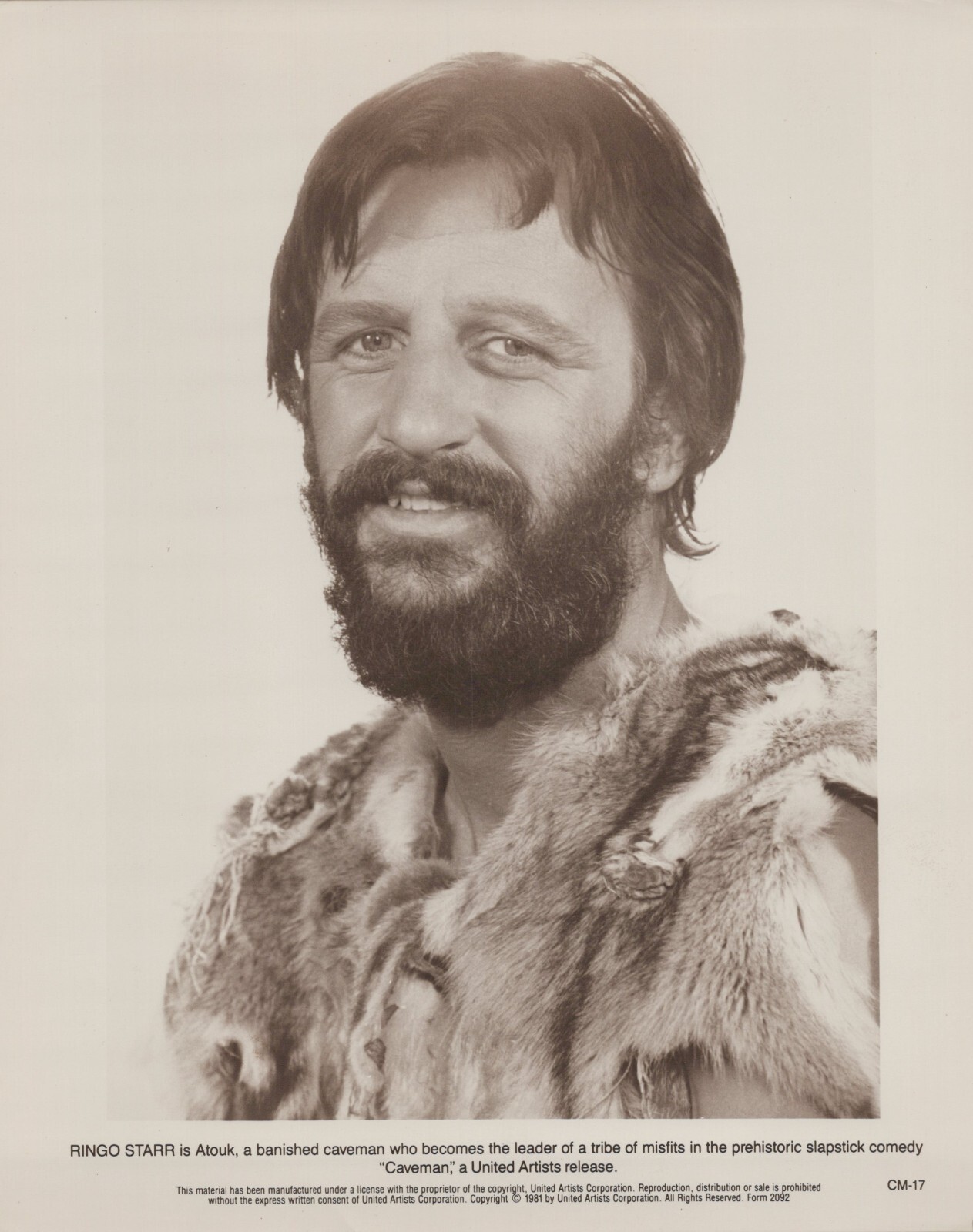 Ringo Starr in Caveman (1981) Original Handsome Portrait Photo K 358 | eBay