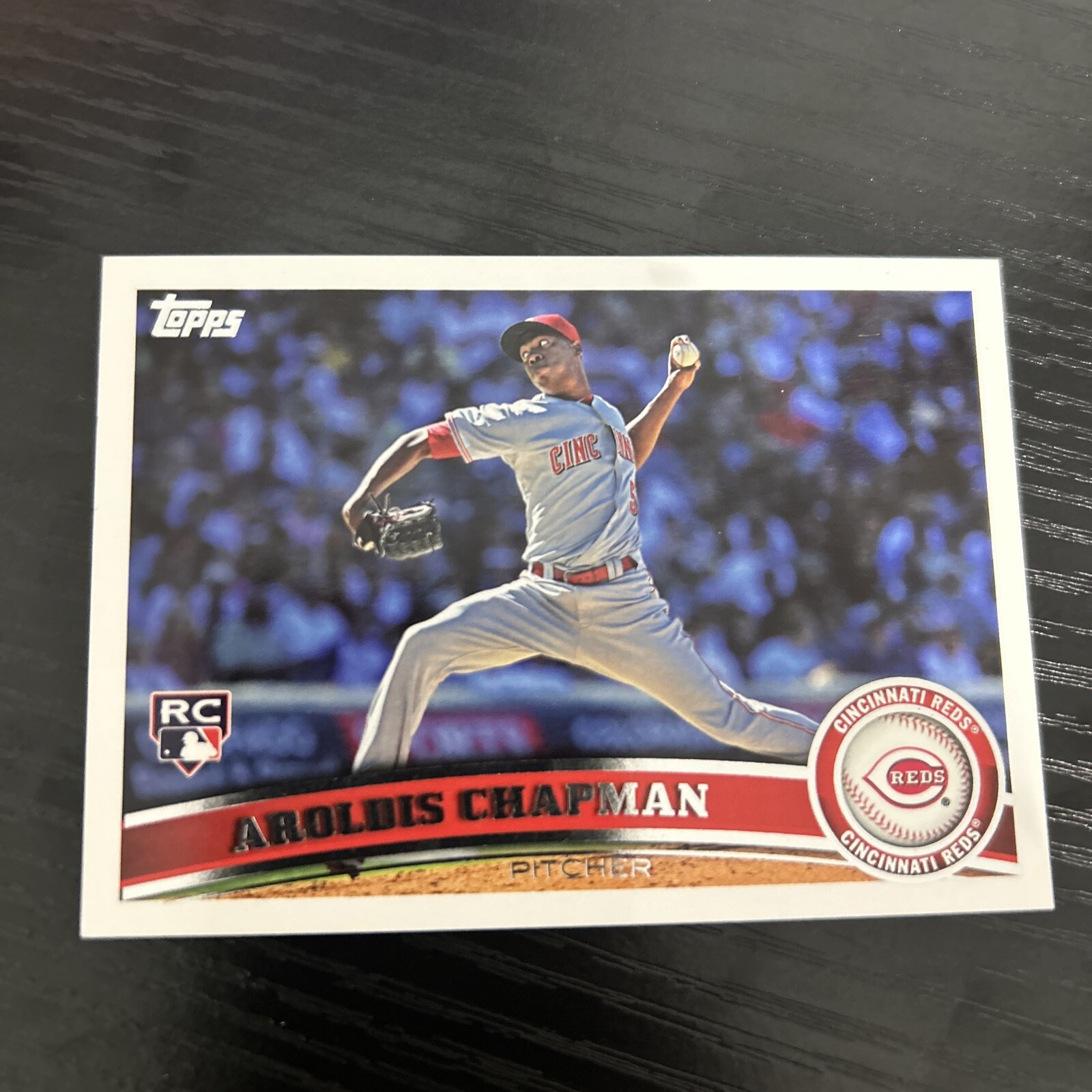 Aroldis Chapman 2011 Topps #110 Rookie Card Cincinnati Reds #2 | eBay