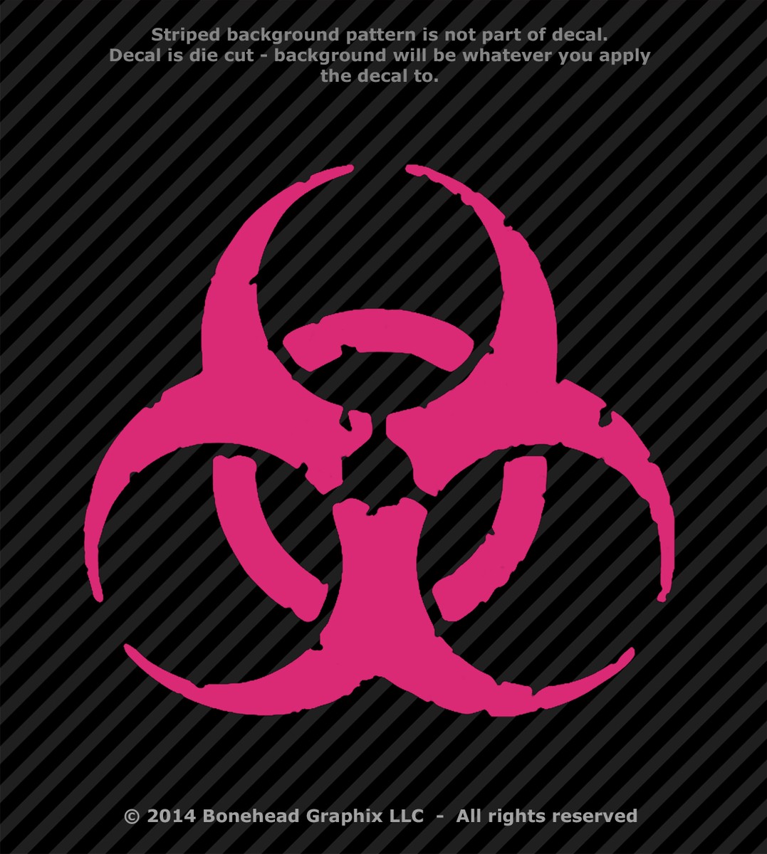 Zombie Biohazard Symbol Tattoo