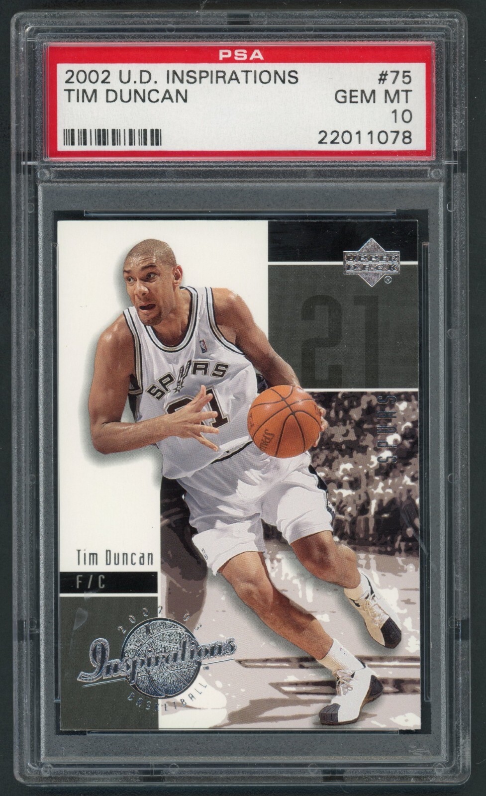 2002-03 Upper Deck Inspirations - Tim Duncan #75 for sale online | eBay
