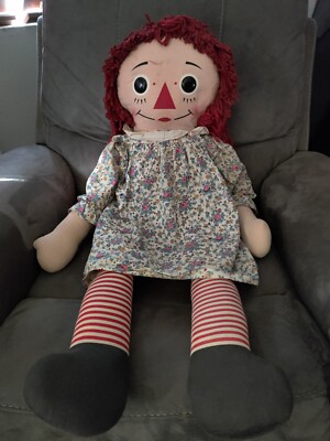 Vintage Raggedy Ann doll Knickerbocker 1970s 39 Inch | eBay