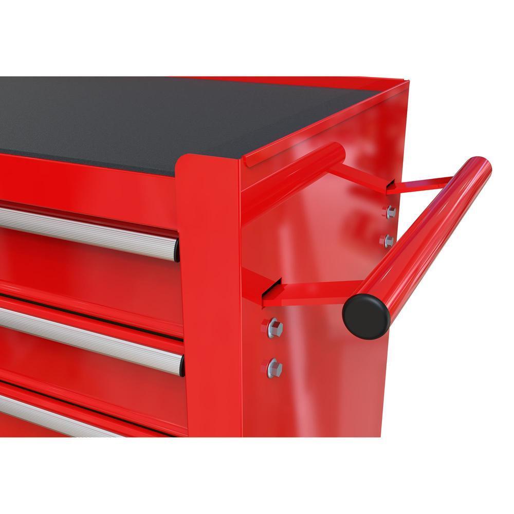 HIGH QUALITY 4 DRAWERS MULTIFUNCTIONAL RED TOOL CART WITH WHEELS | eBay