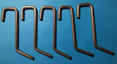 Universal Muffler Pipe Exhaust Bent Rod Hanger Rod Bracket-5 Pcs | eBay
