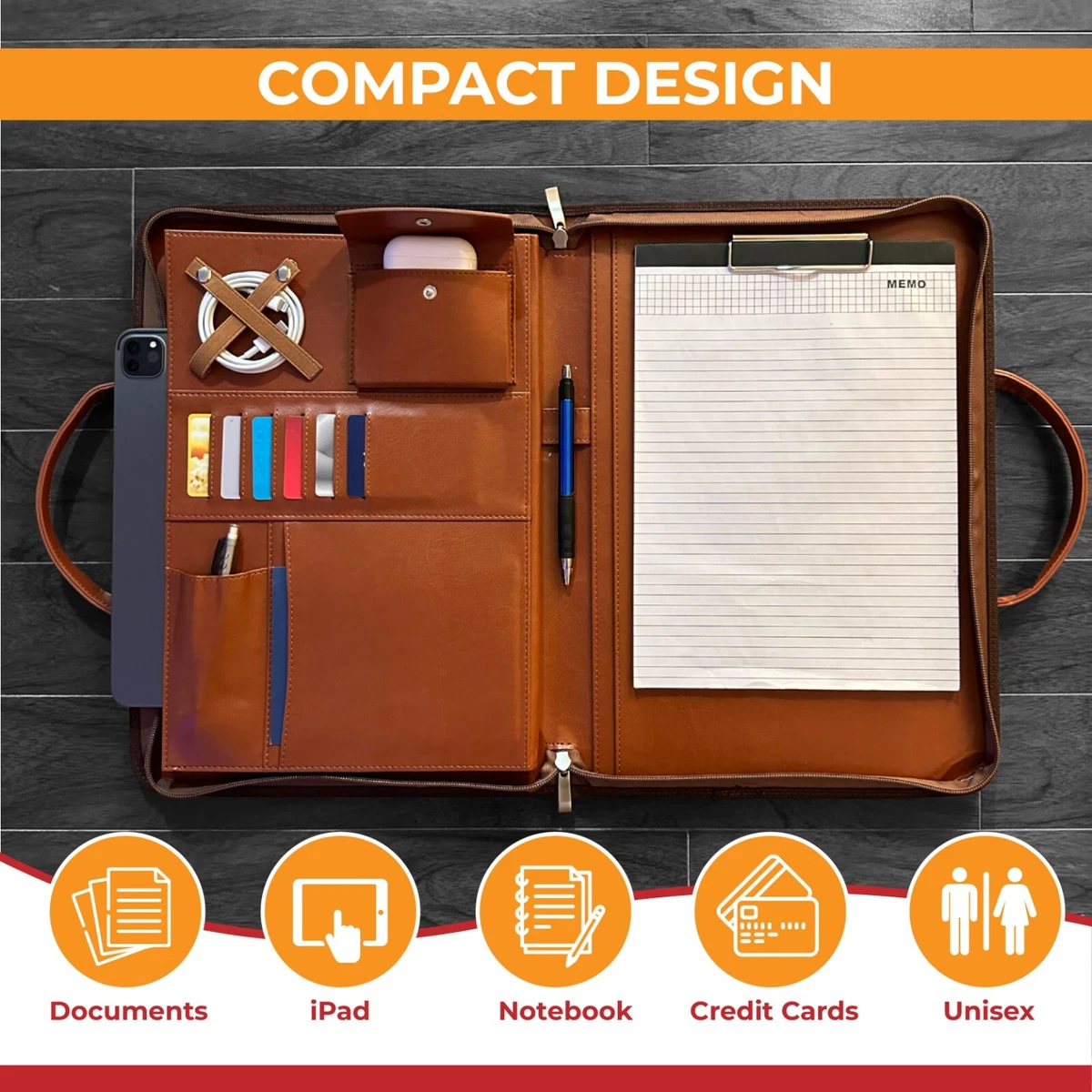 Designer Leather Portfolios For Women