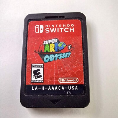 Super Mario Odyssey Nintendo Switch Game Cartridge Only Tested USA | eBay