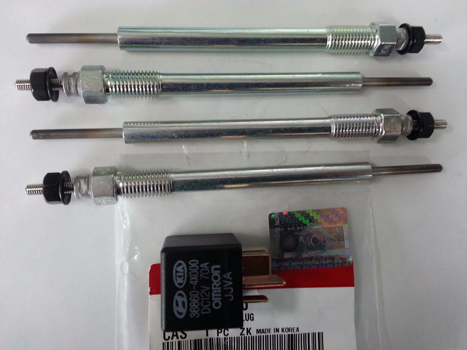 Ignition Glow Plug 4P Plug Relay 1P For Hyundai Starex H1 2.5L ~2011 ...