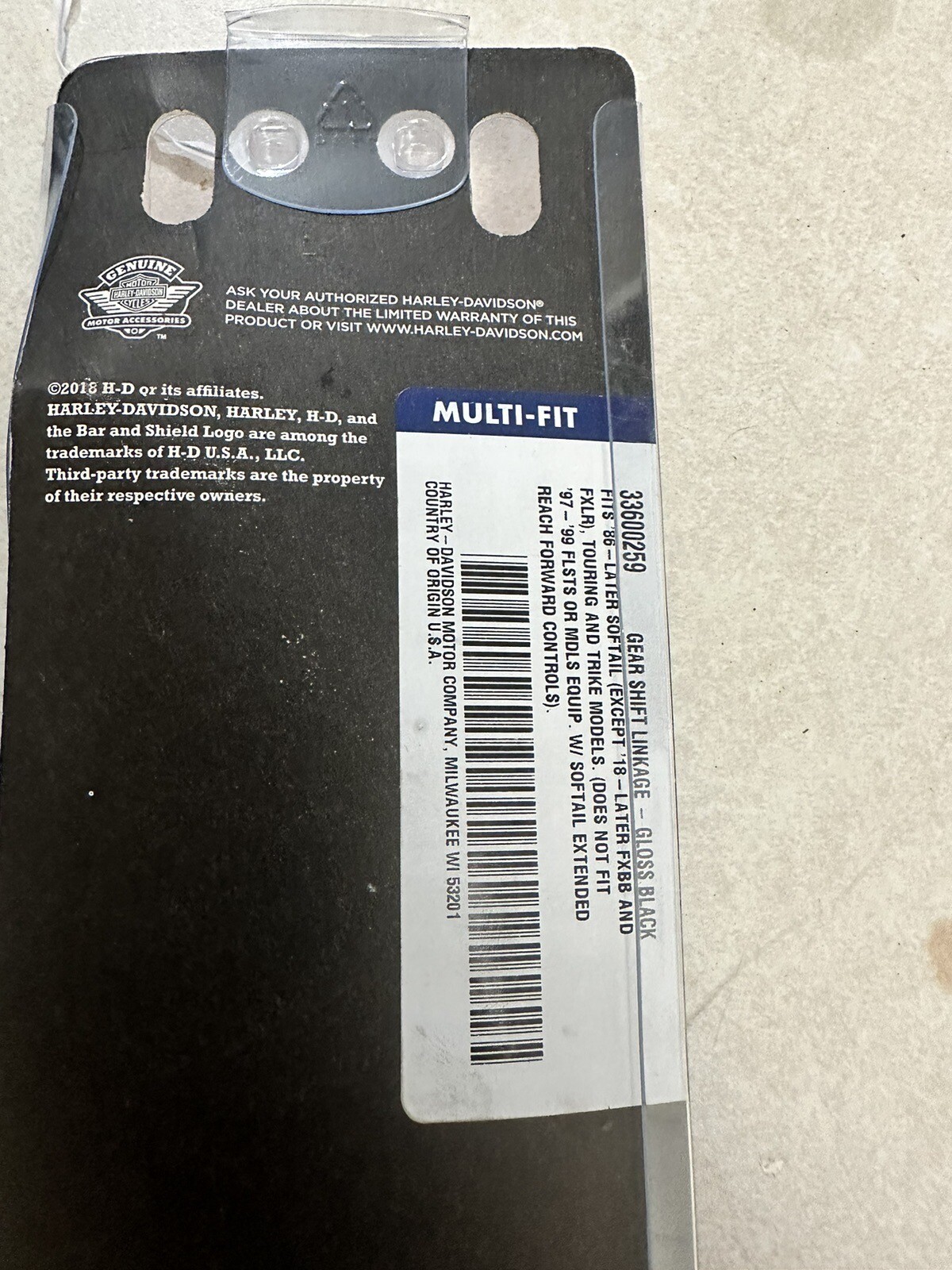 Harley-Davidson 33600259 Round Custom Gear Shift Linkage for sale ...