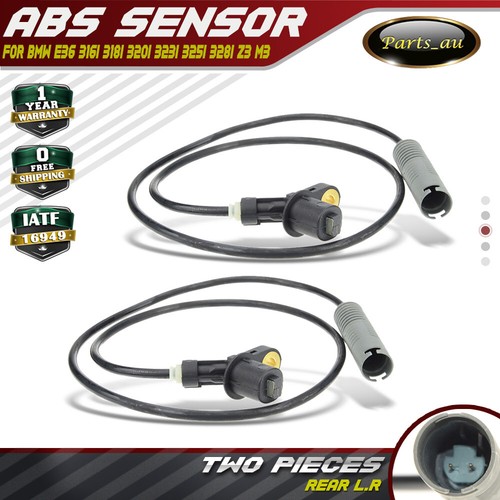 2x ABS Sensor for BMW E36 316i 318i 320i 323i 325i 328i Z3 M3 Rear Left ...