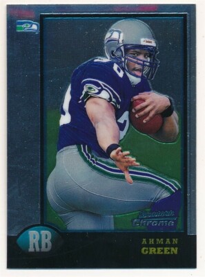 AHMAN GREEN 1998 BOWMAN CHROME #29 RC ROOKIE SEAHAWKS PACKERS SP MINT ...